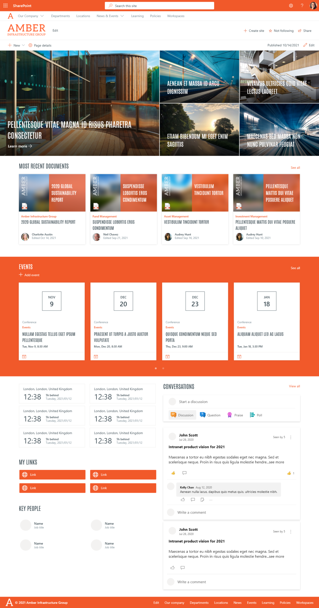 SharePoint - out of the box and customisation
