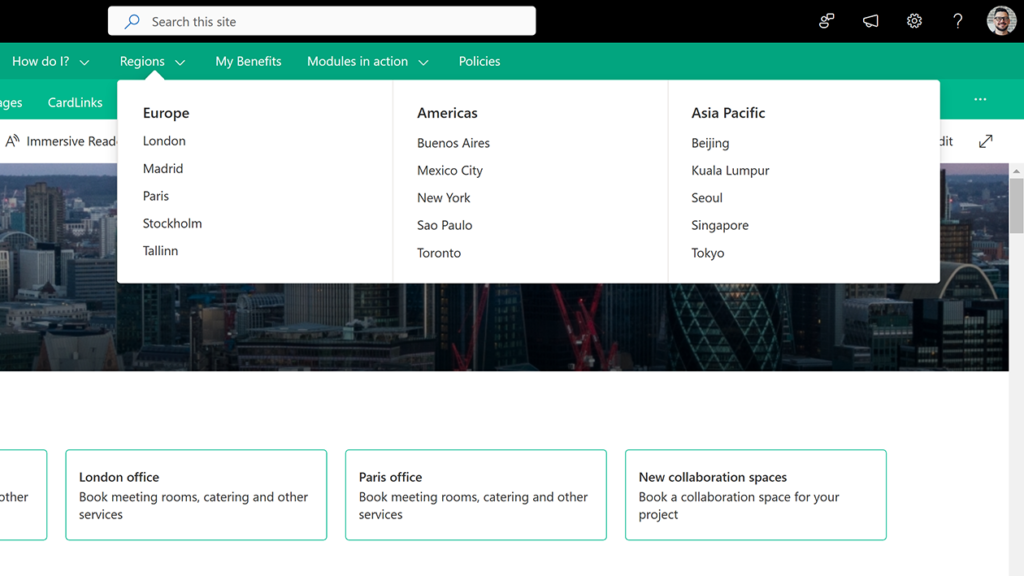 How to use SharePoint communication sites - Content Formula