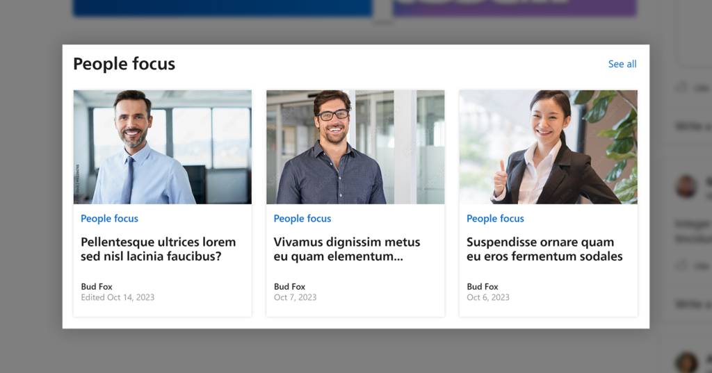 Designing an intranet homepage: seven must-have web parts - Content Formula