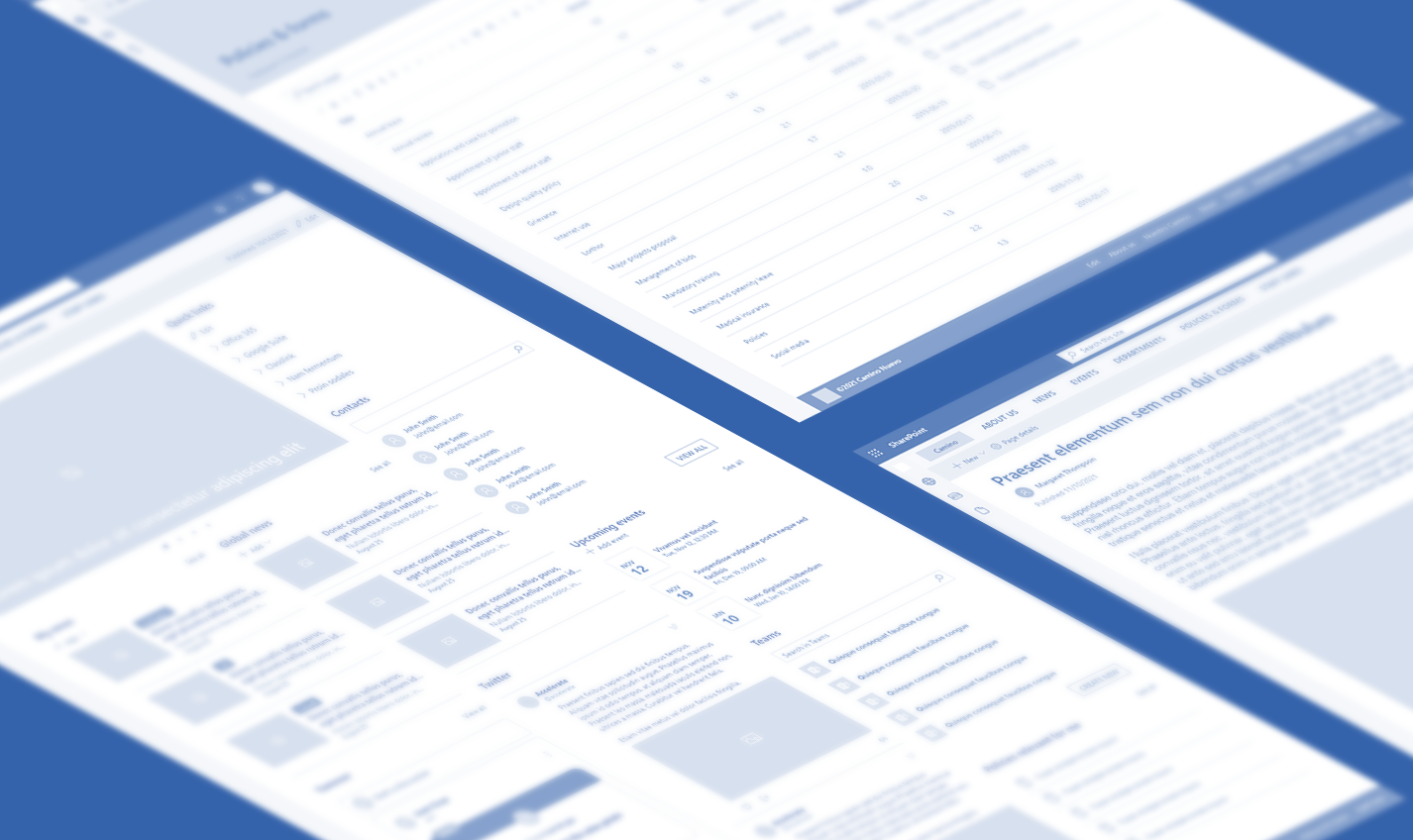 SharePoint intranet design best practices - Content Formula