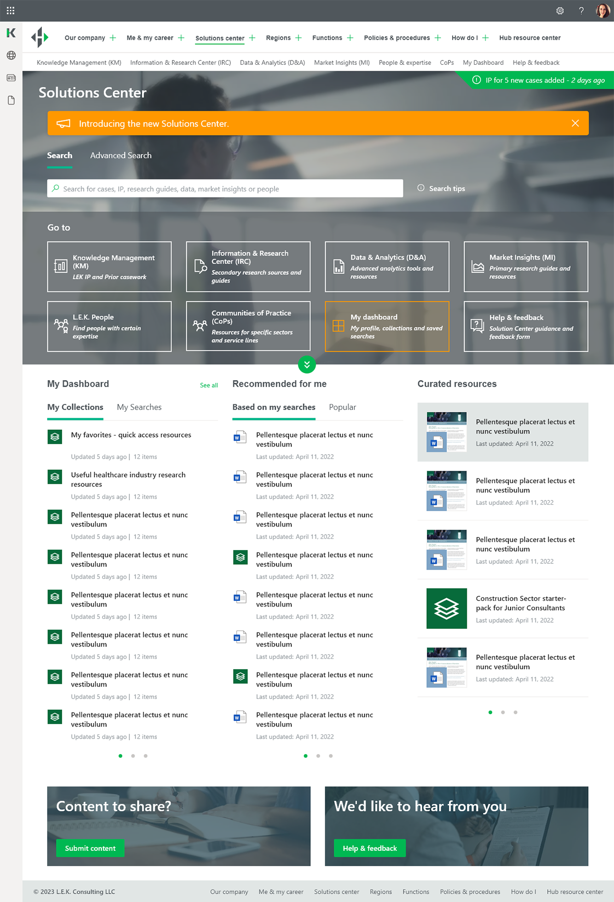 SharePoint knowledge management: 8 best practice examples - Content Formula