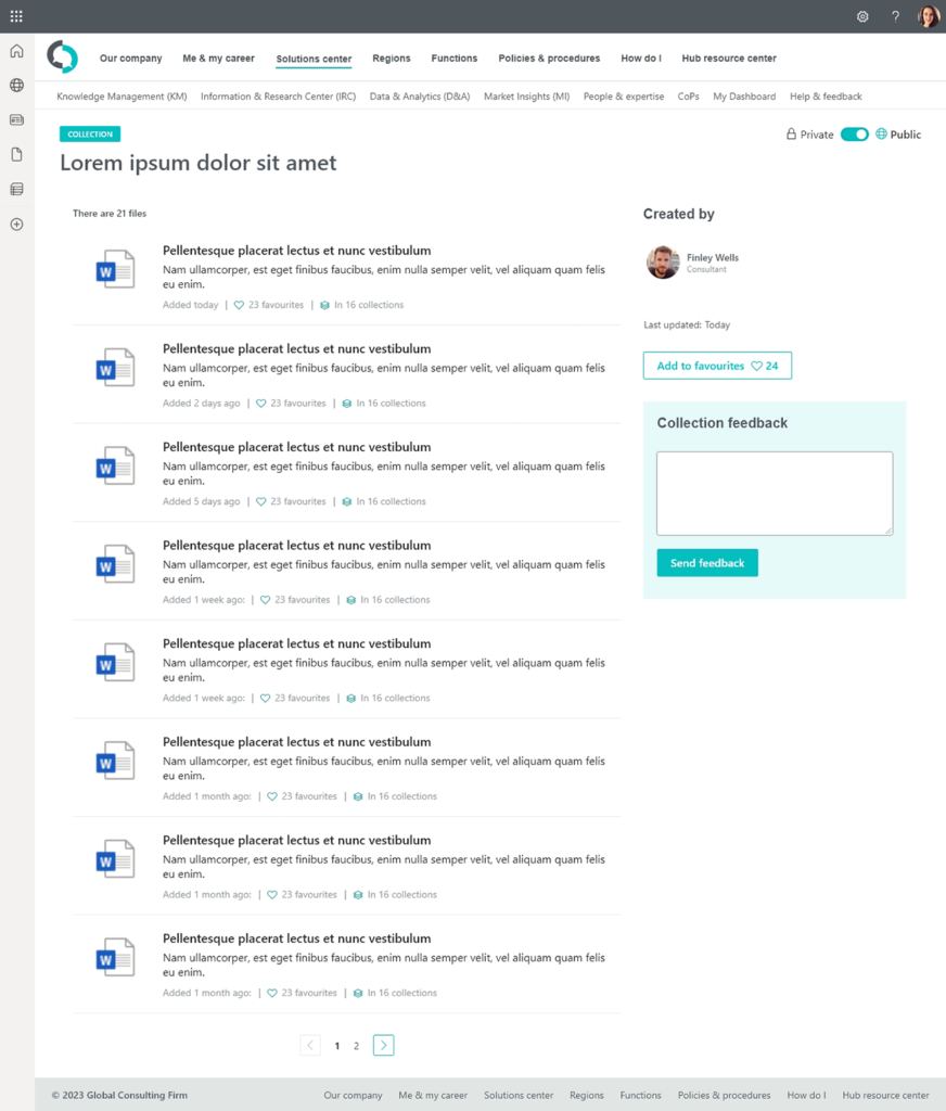 SharePoint knowledge management: 8 best practice examples - Content Formula