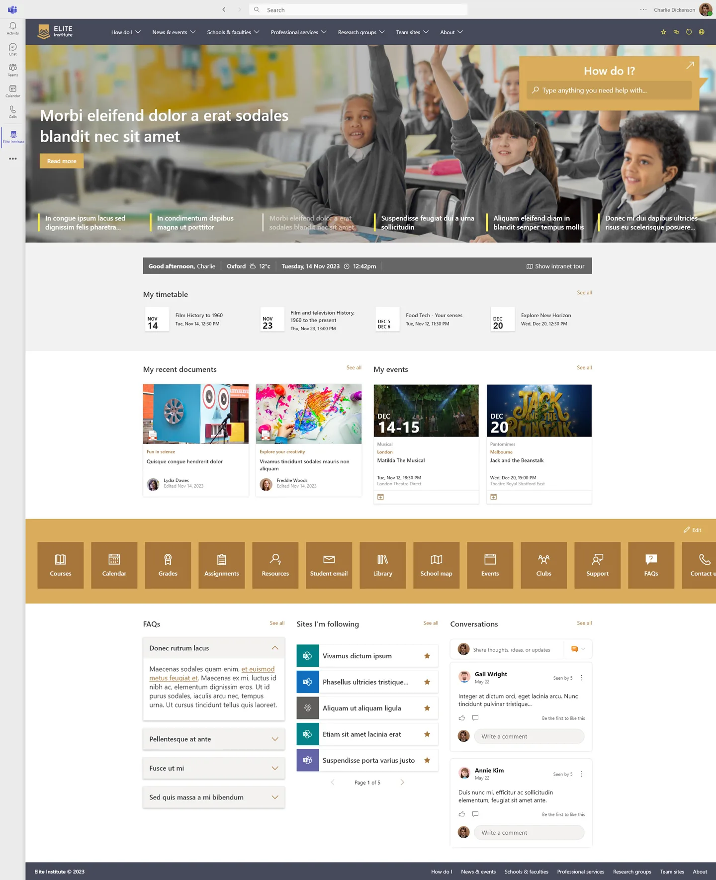 Six Amazing 2024 Sharepoint Design Ideas For Your Intranet Content